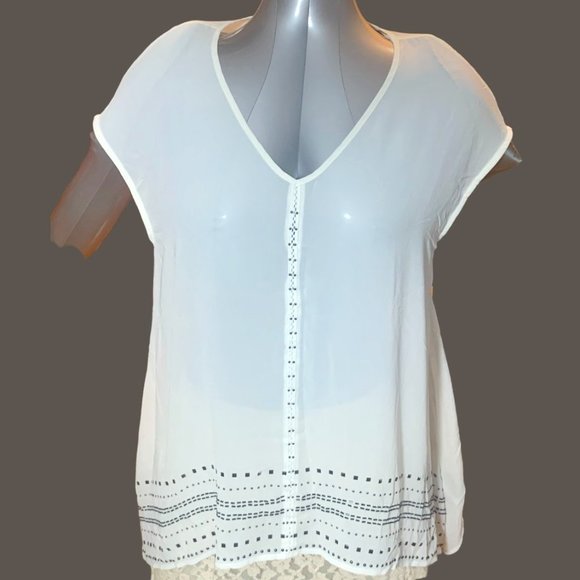 Dkny | Tops | Dkny Jeans Transparent Ornamented Top | Poshmark